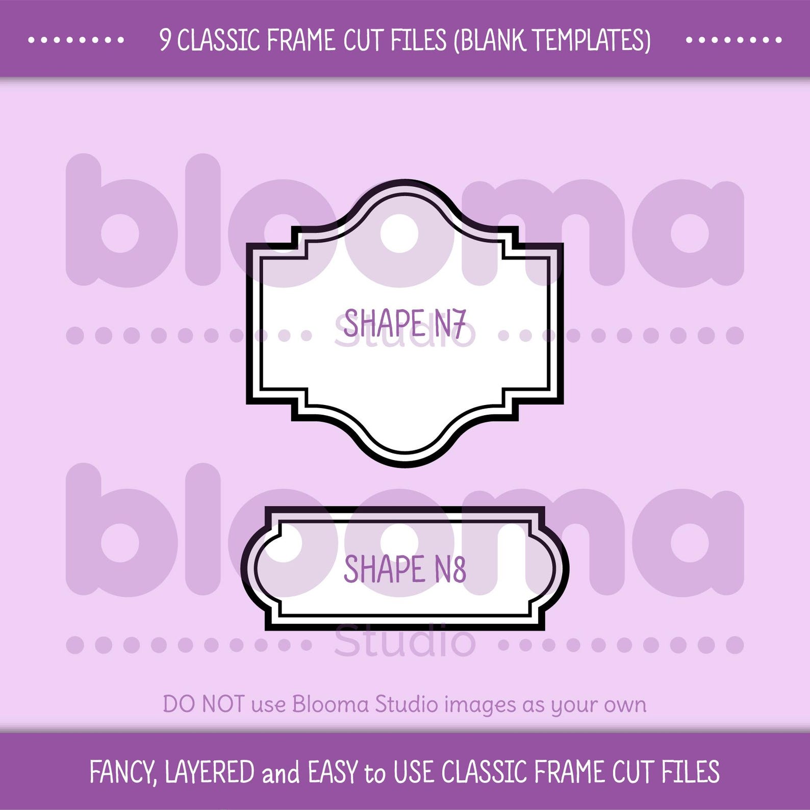 Classic Frames SVG, Layered Sign Svg, Laser Cut File, Frame Clipart ...