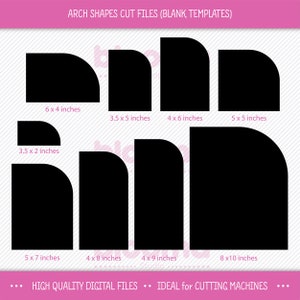 Half Arch SVG Bundle, Arch Wedding Invitation Template, Half Arch Sign ...