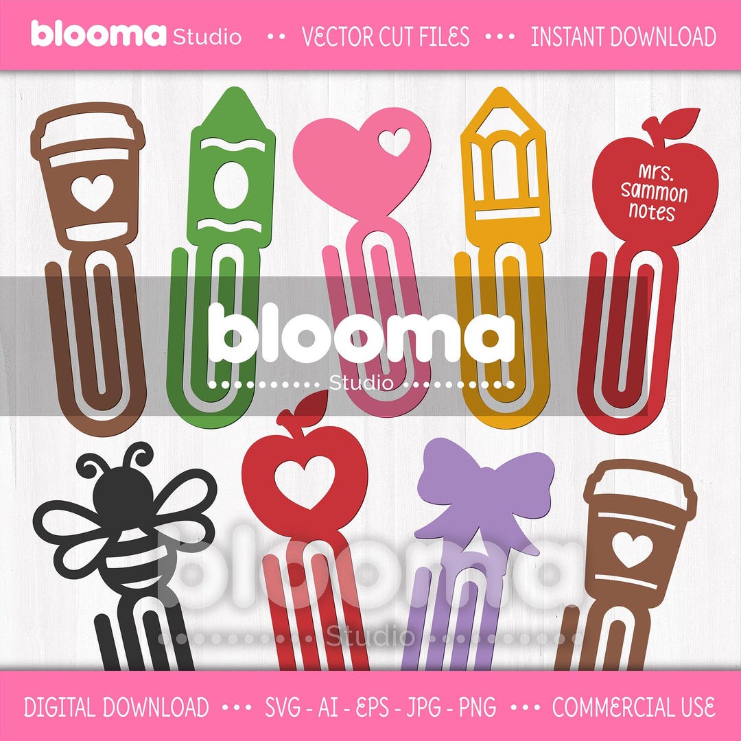 Jumbo Paper Clip Pencil Svg, Jumbo Paper Clip Heart, Teacher Jumbo ...