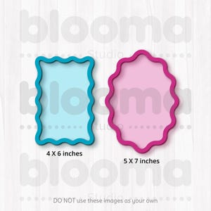 Wavy Frame Svg, Wavy Invitation Svg Bundle, Wavy Shapes Svg, Wavy Edge ...