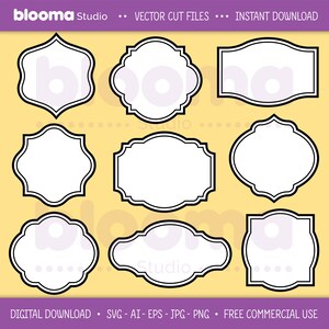 Classic Frames SVG, Sign Svg, Layered Frames Svg, Laser Cut File, Frame ...