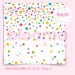 Rainbow Digital Paper, Rainbow Seamless File, Bright Color Pattern ...