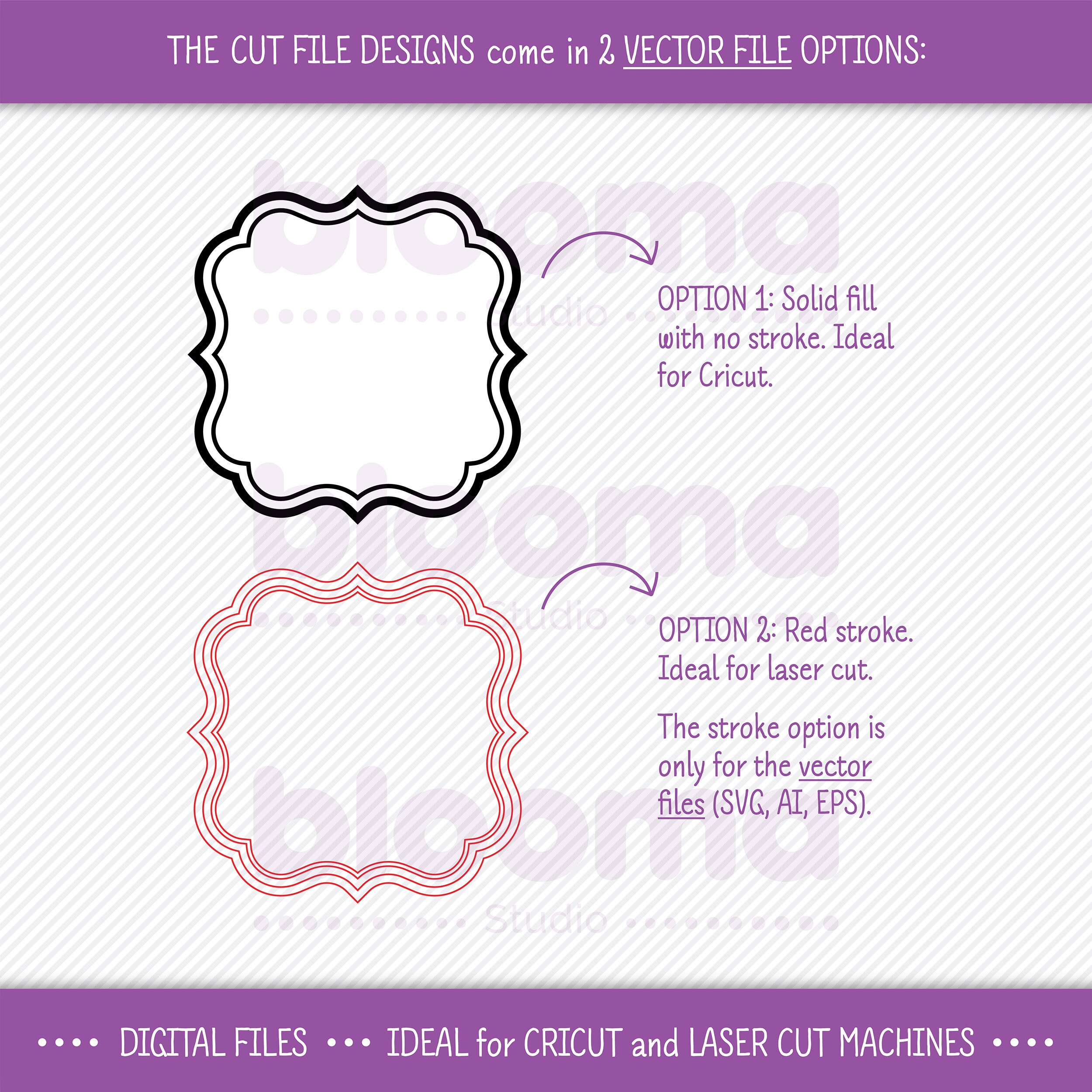 Classic Frames SVG Labels Svg Sign Svg Decorative Frames - Etsy Canada