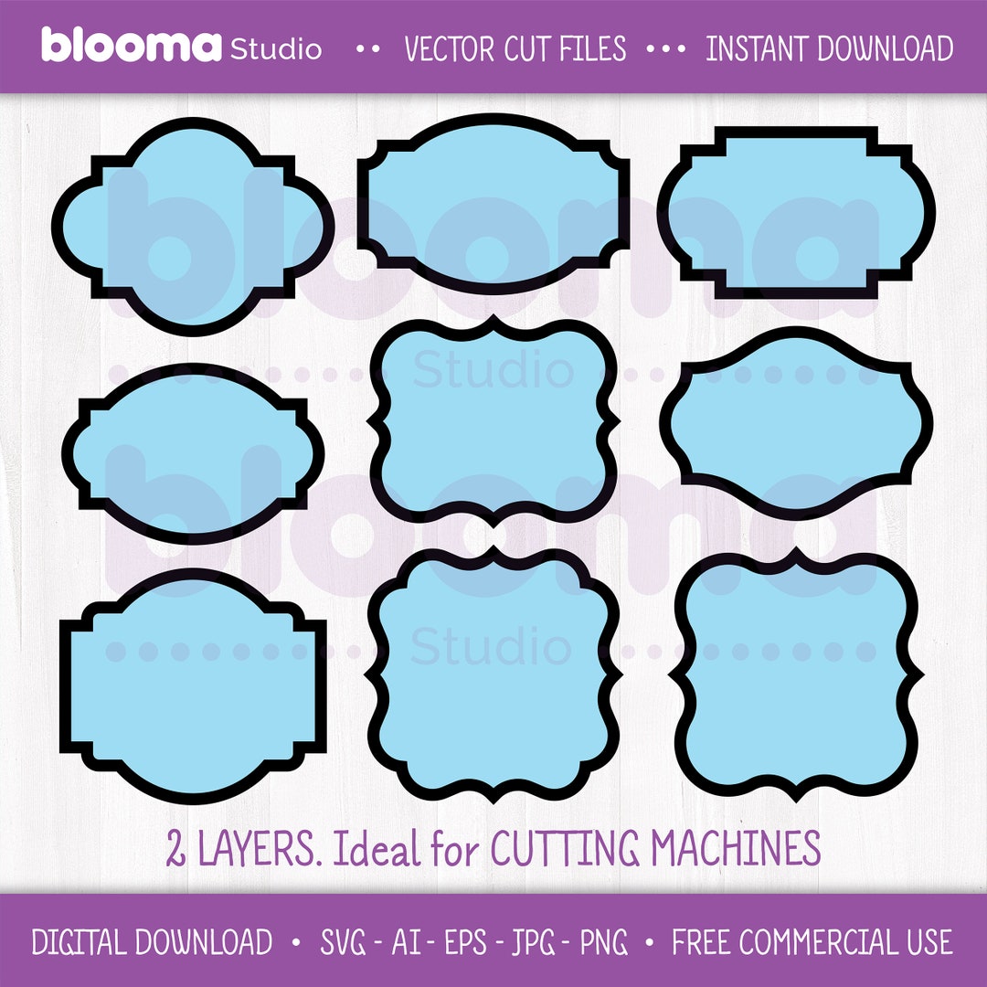 Frames SVG, Layered Files, Labels Svg, Signs Svg, Tags Svg, Printable ...
