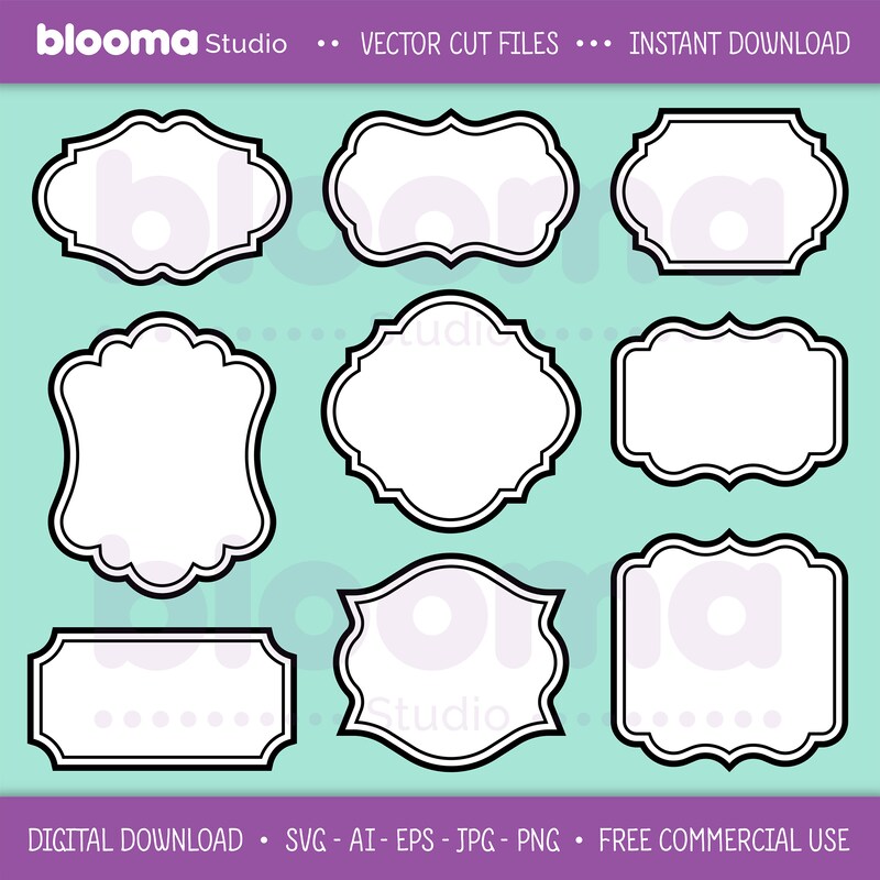 Photo Frames Svg - Etsy