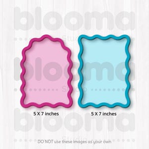 Wavy Frame Svg, Wavy Invitation Svg Bundle, Wavy Shapes Svg, Wavy Edge ...
