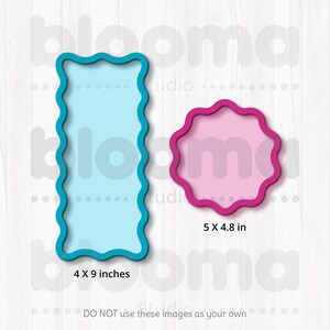 Wavy Frame Svg, Wavy Invitation Svg Bundle, Wavy Shapes Svg, Wavy Edge ...
