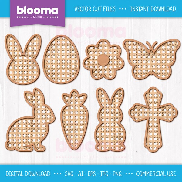 Bunny Tag Svg - Etsy