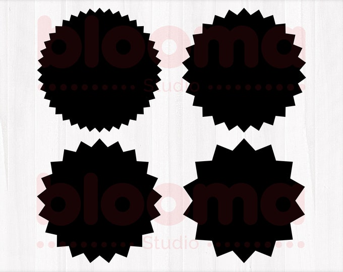 24 Round Shape SVG, Banner SVG, Badges SVG, Labels Cut Files ...