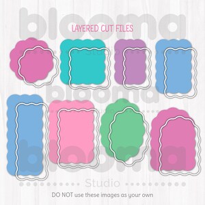 Wavy Invitation Svg, Wavy Frame Svg, Wavy Frame Clipart, Wavy Shapes ...