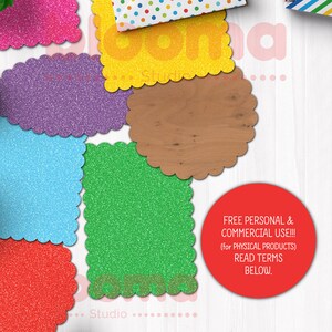 Scalloped Shape SVG Bundle: Frames, Tags, Labels (digital Download) - Etsy