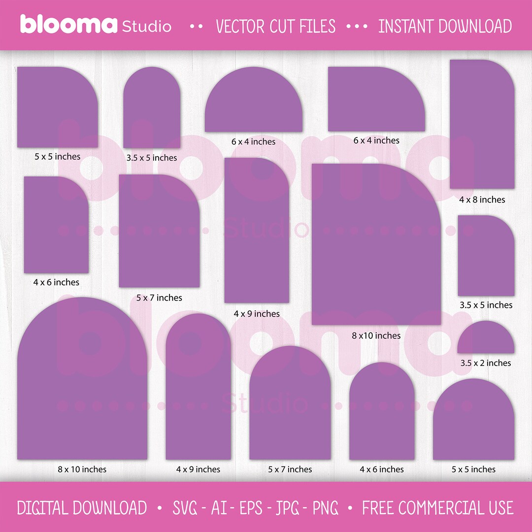 Arches SVG, Arch Svg Bundle, Arch Wedding Sign Svg, Half Arch Svg, Arch ...