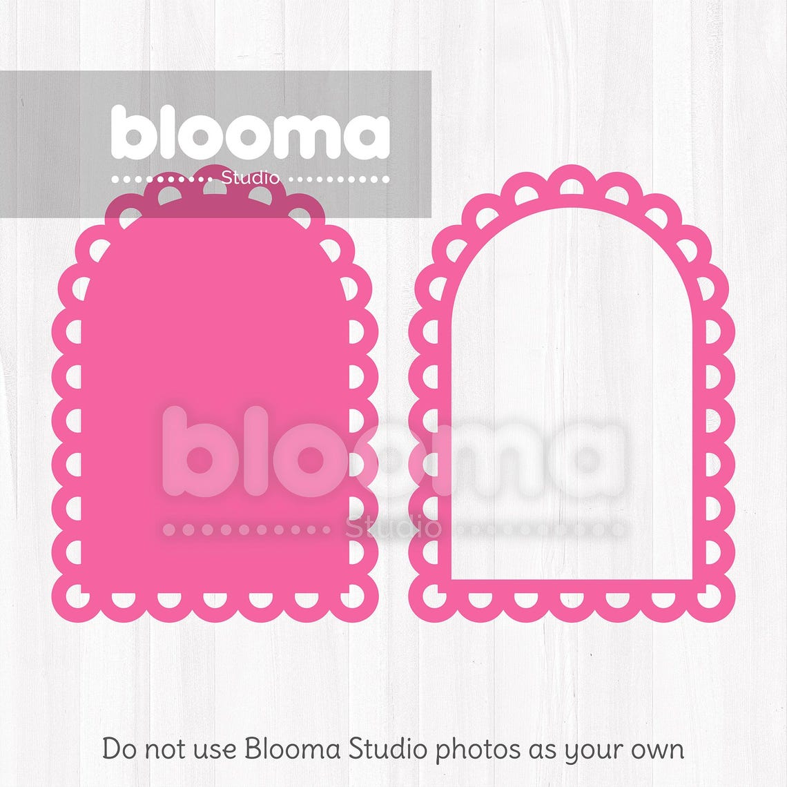 Scallop Arch SVG Bundle, Laser Cut, Wedding Invitation Template ...