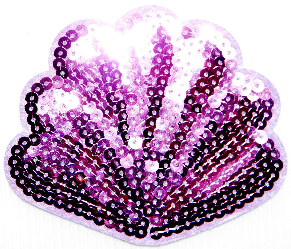 Shell Little Mermaid Ariel Disney Princess Crystal Sequin | Etsy