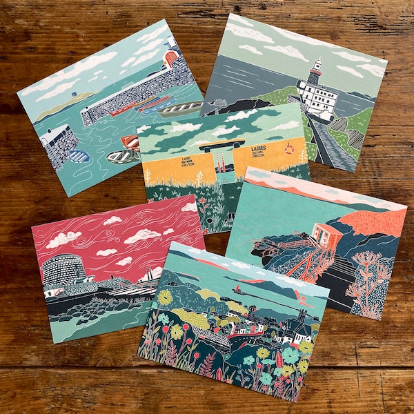 Landscape Postcard - Etsy