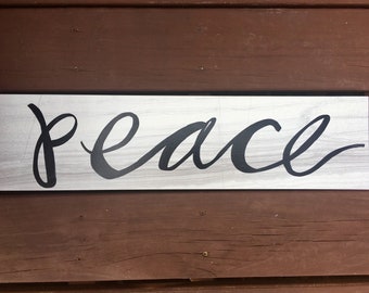 Tile Peace Sign - Etsy
