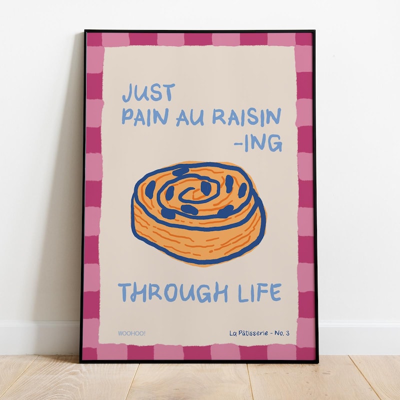 Poster Raisin - Etsy UK