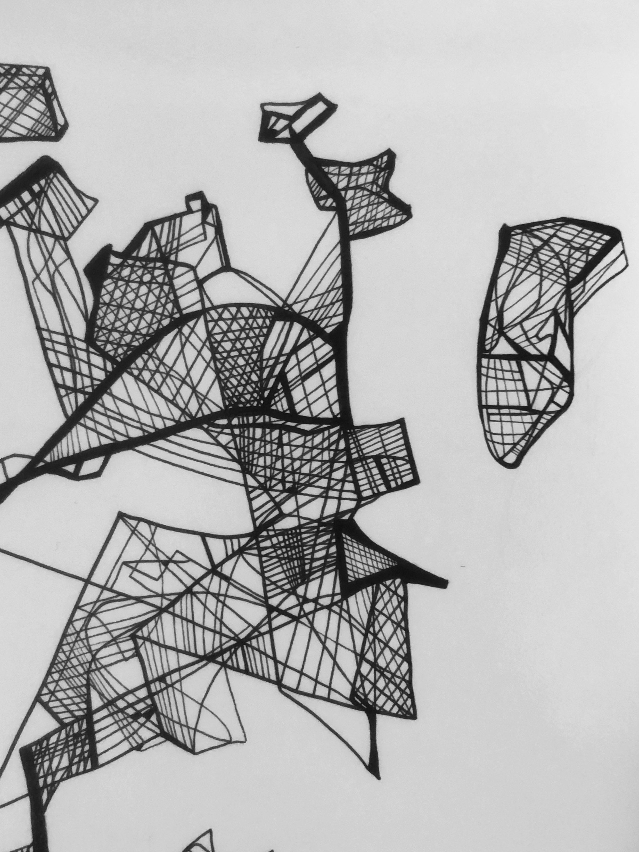 Tabernacle Revival, Spiritual Artwork, Unframed Black Pen Drawing ...