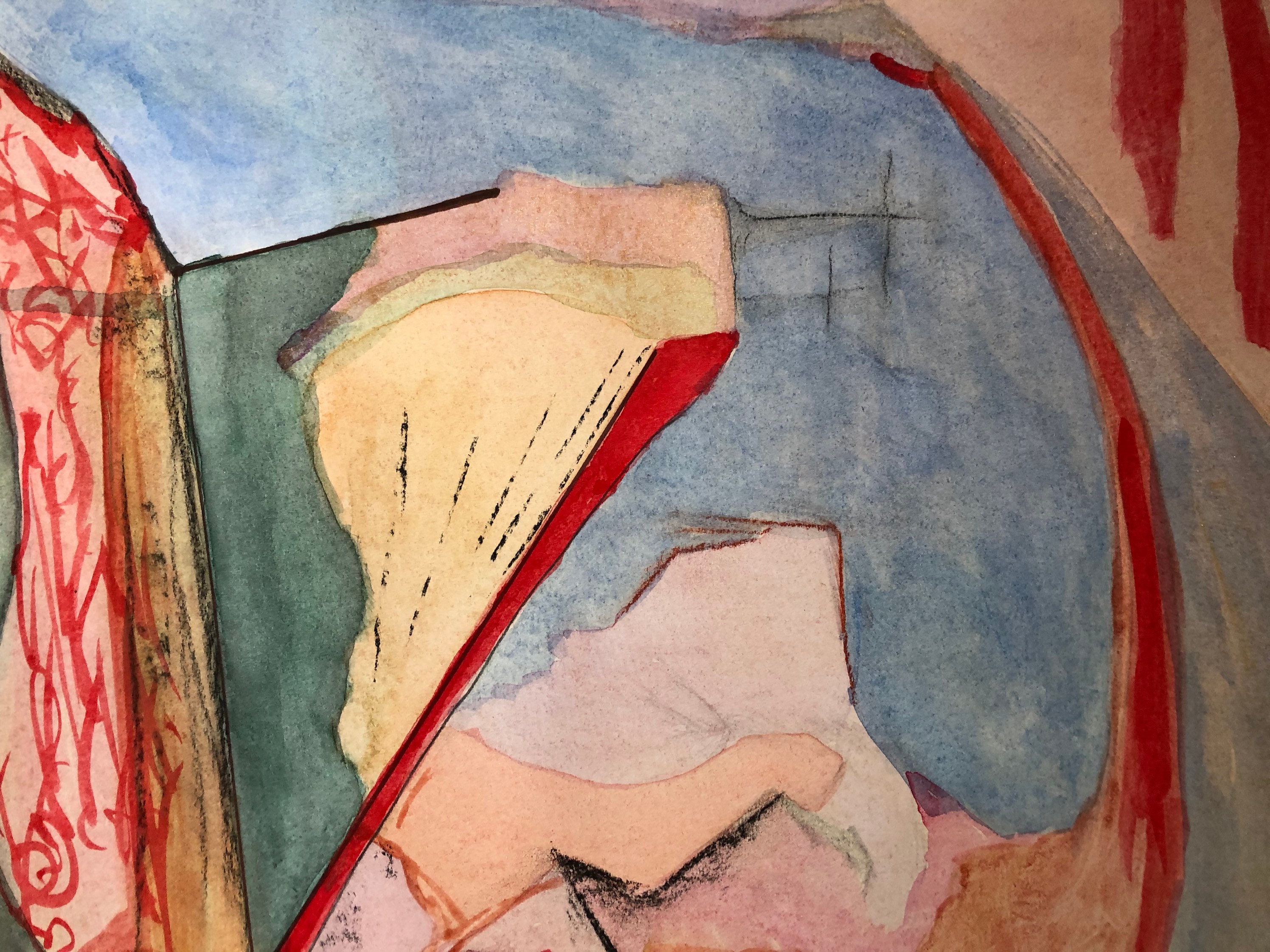 The Road on Calvary With the Scene of Christ's Death, Original Cubist ...