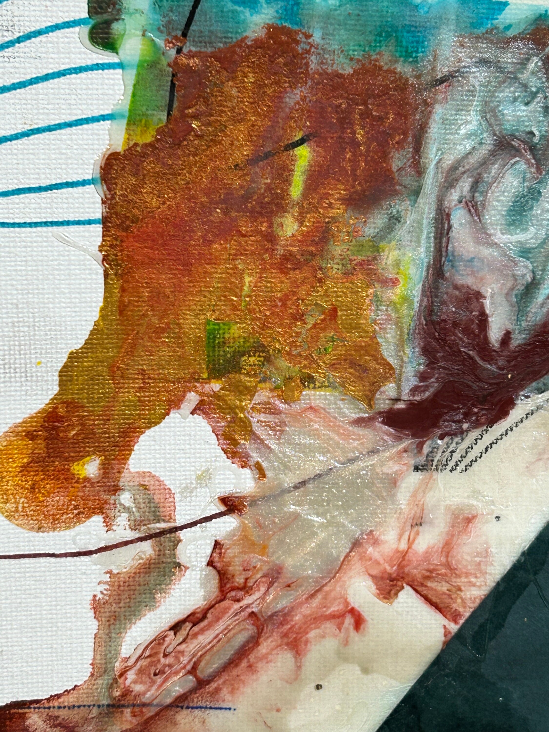 Kill the Pharaoh and Burn the Pyramid, Original Artwork Abstract ...