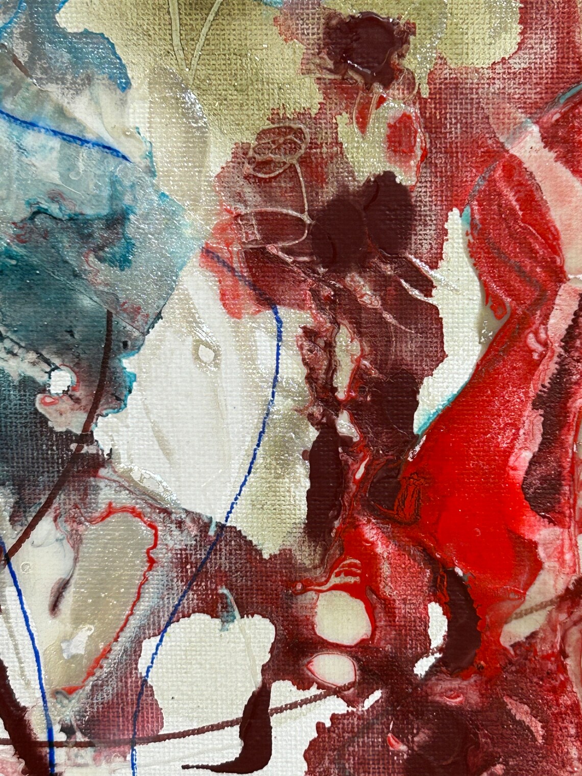 Kill the Pharaoh and Burn the Pyramid, Original Artwork Abstract ...