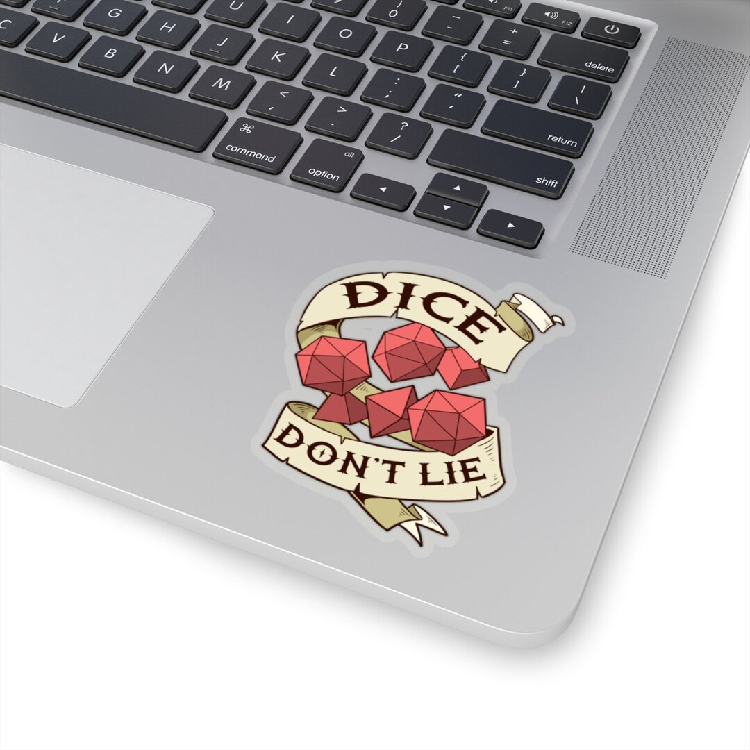 Sticker- Dice Art - DND Gift - Gift for Dnd- D20 Gift- Game Master ...