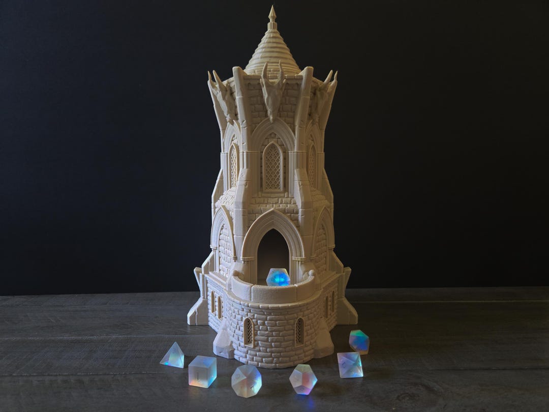Elvish Large DND Dice Tower - Etsy