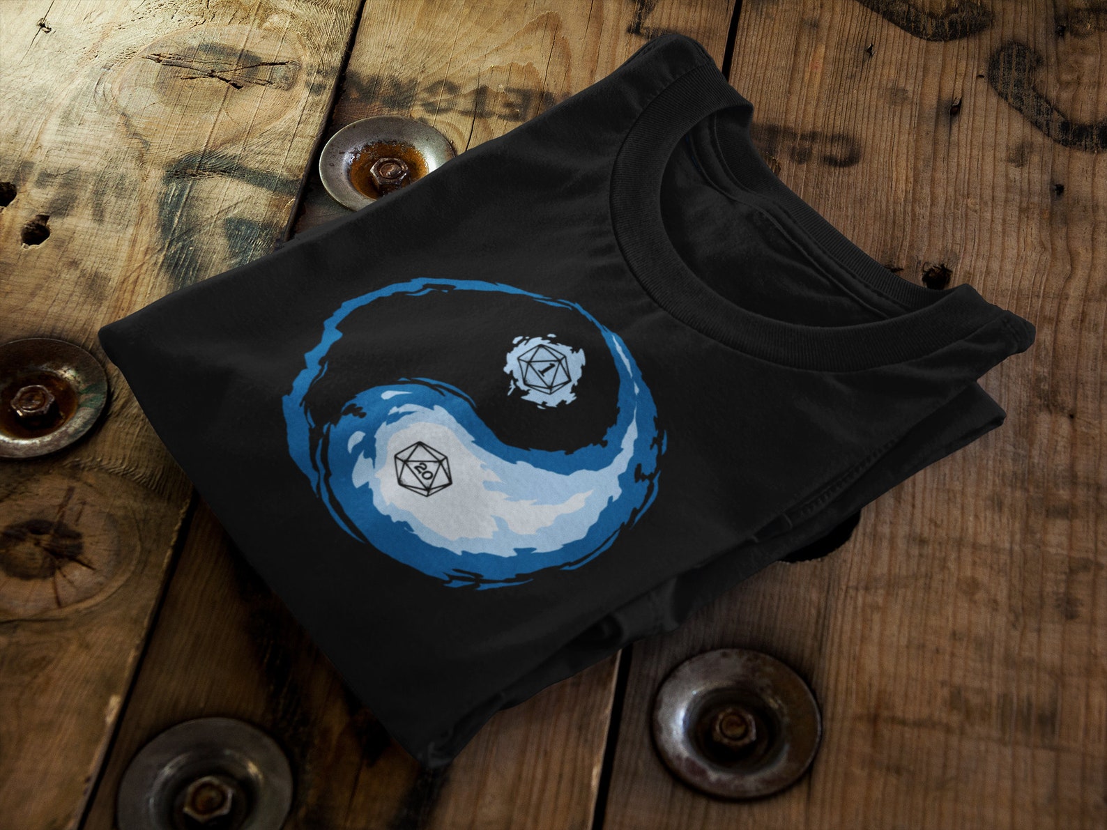 Fantasy T-shirt Dice Yin Yang DND Gift for Dnd D20 Gift | Etsy