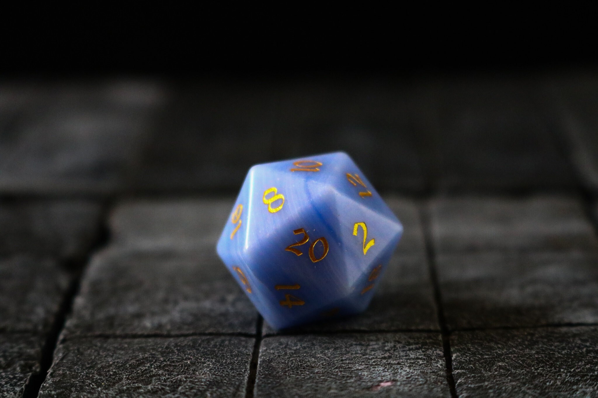 Hand Carved Gemstone Blue Lace Agate Eye Stone and Box | Etsy