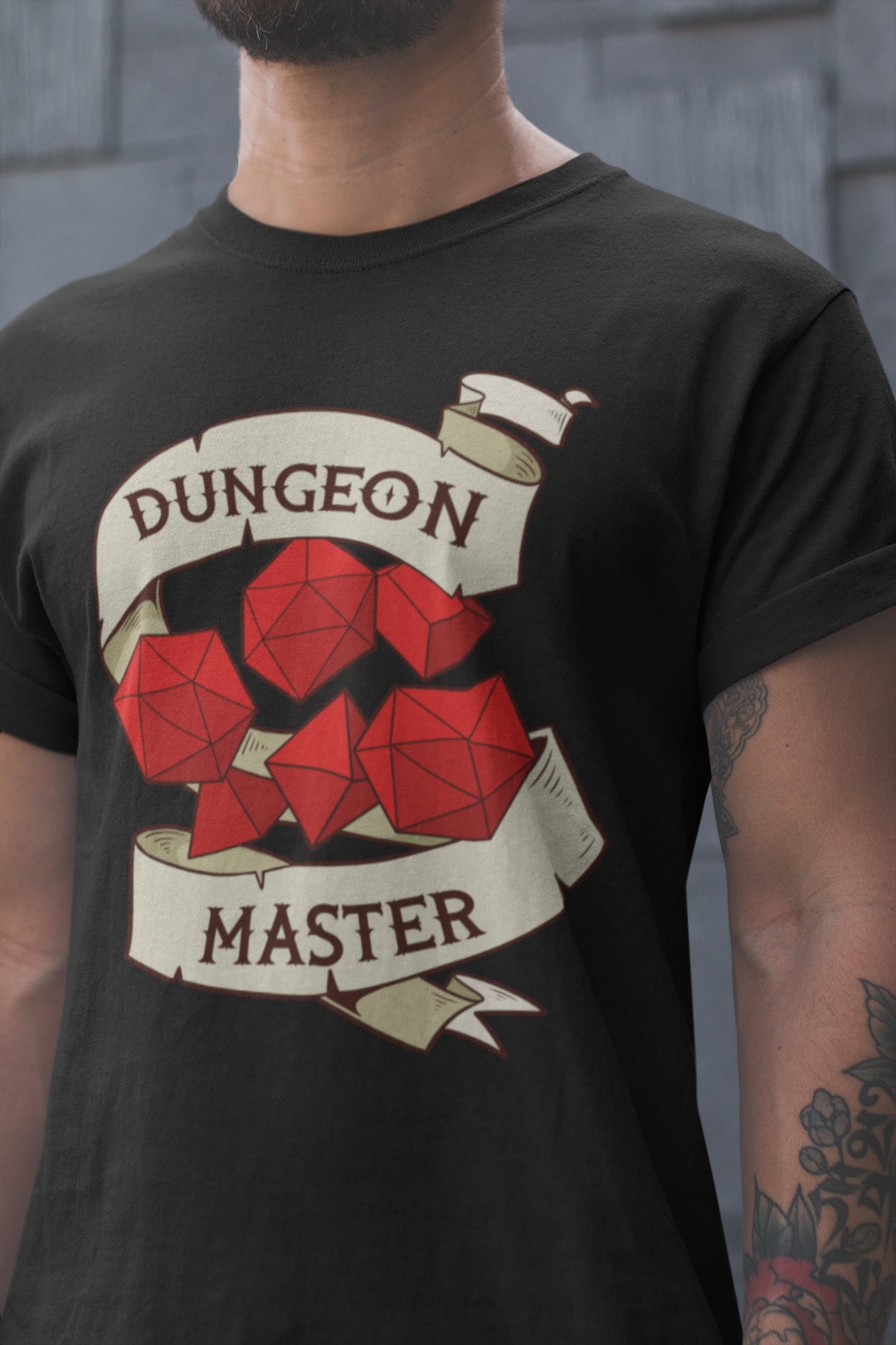 Fantasy T-shirt Dungeon Master DND Gift for Dnd D20 Gift Tee Game ...