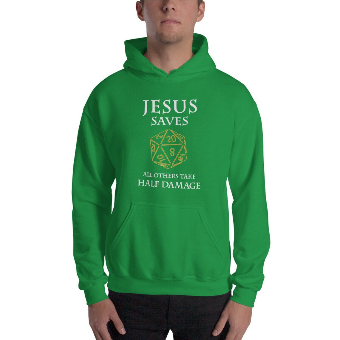 Fantasy Hoodie Jesus Saves DND Gift for Dnd D20 Gift - Etsy