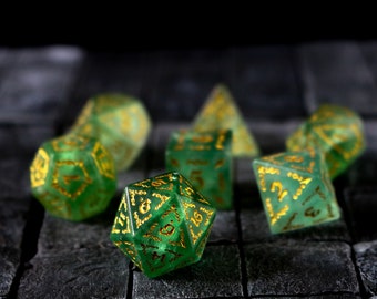 Green Fluorite Gemstone Dice chlorophane Hand Carved | Etsy