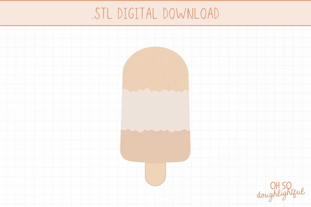 Popsicle Cookie Cutter STL - Etsy