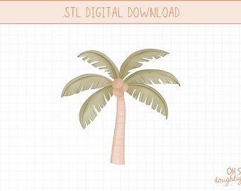 Palm Tree - STL File Digital Download for at Home Cookie Cutter ...