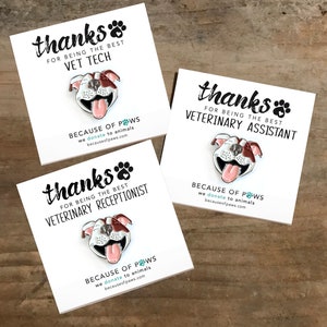 Vet Tech Week Thank You Gift, Veterinary Scrub Pin, Veterinary ...