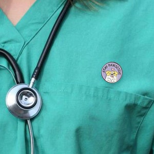 Vet Office Thank You Gift, Veterinary Scrub Pin, Veterinary Assistant ...