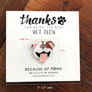 Vet Tech Week Thank You Gift, Veterinary Scrub Pin, Veterinary ...