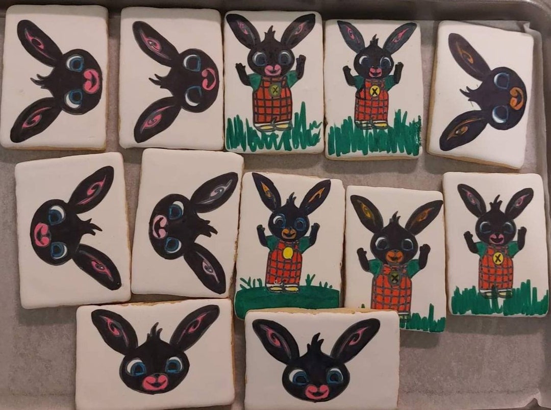 Bing Bunny Cookies - Etsy