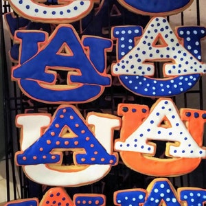 Auburn University Cookies - Etsy