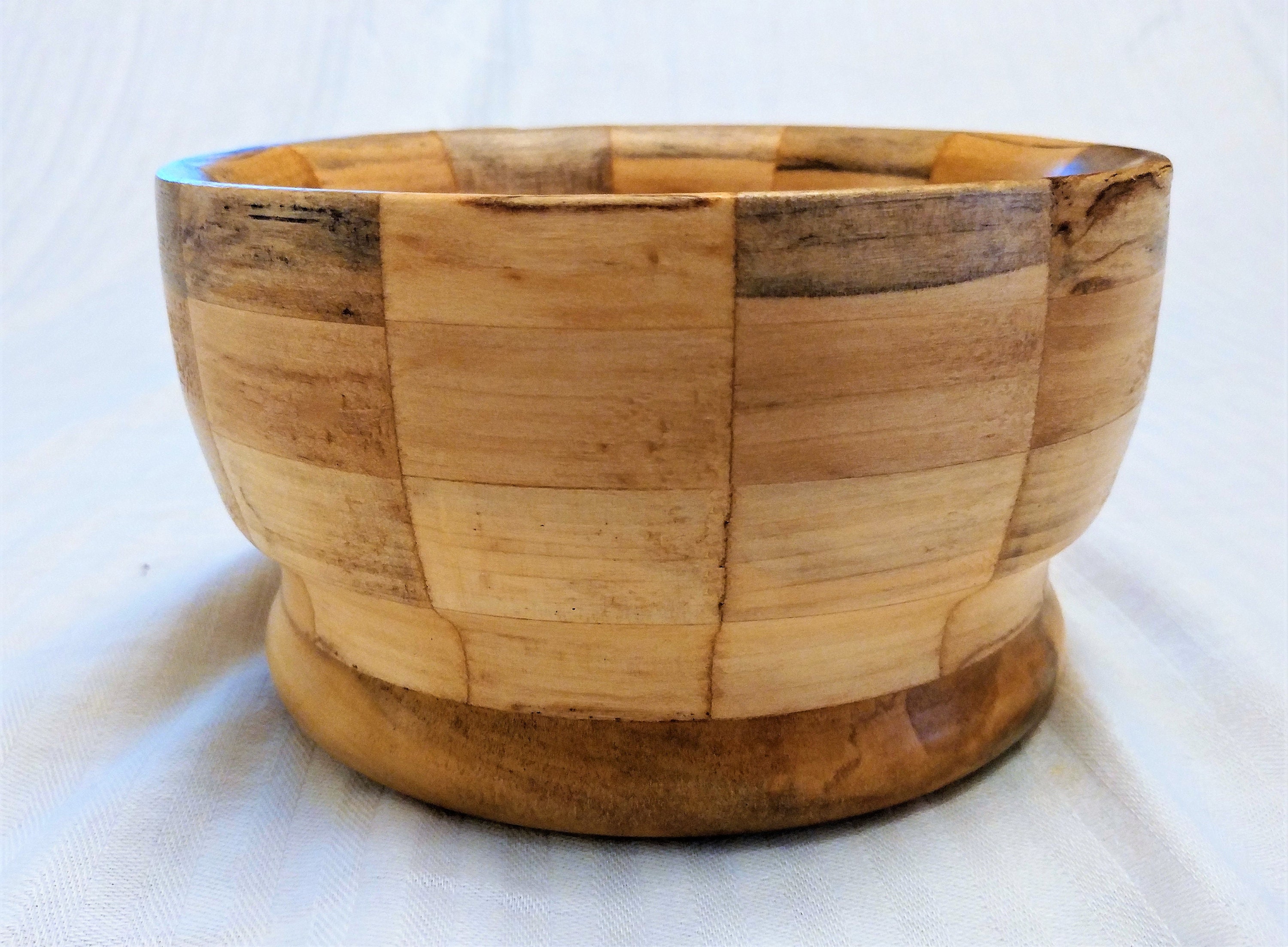 Hand Turned Segmented Wooden Bowl cute - Etsy