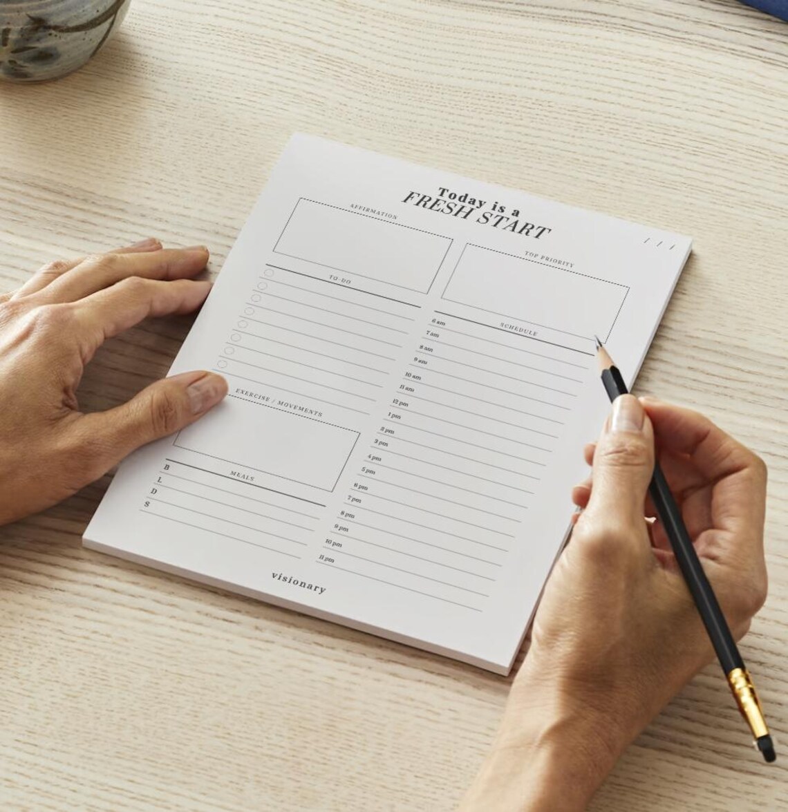 Digital Notepad Planner | Printable Daily Planner | PDF Planner ...