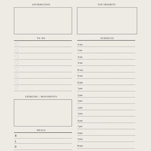 Digital Notepad Planner | Printable Daily Planner | PDF Planner ...