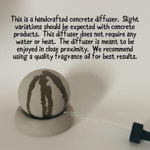 Moon Essential Oil Diffuser, Smokeless Aromatherapy Diffuser, Concrete ...