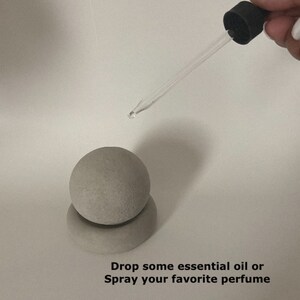 Moon Essential Oil Diffuser, Smokeless Aromatherapy Diffuser, Concrete ...