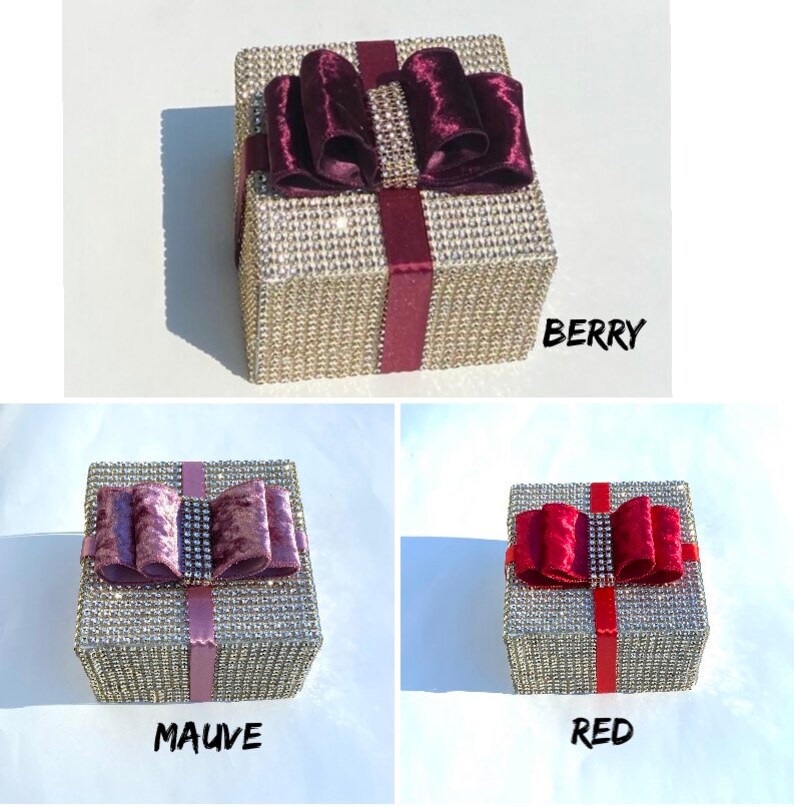 Custom Gift Box Gold Glitter Gift Box Burgundy Gift Box - Etsy