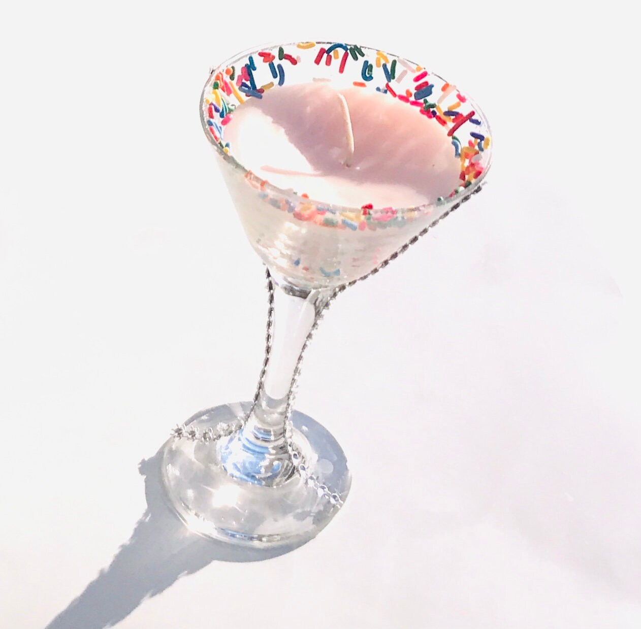 Funfetti Martini Candle Drink Candles Rainbow Colored - Etsy 日本