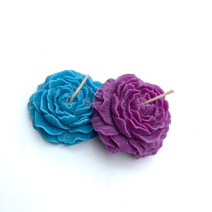 Floating Flower Candles Peony Flower Candles White Floating - Etsy