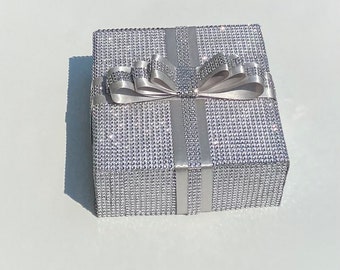 Silver Glitter Box - Etsy