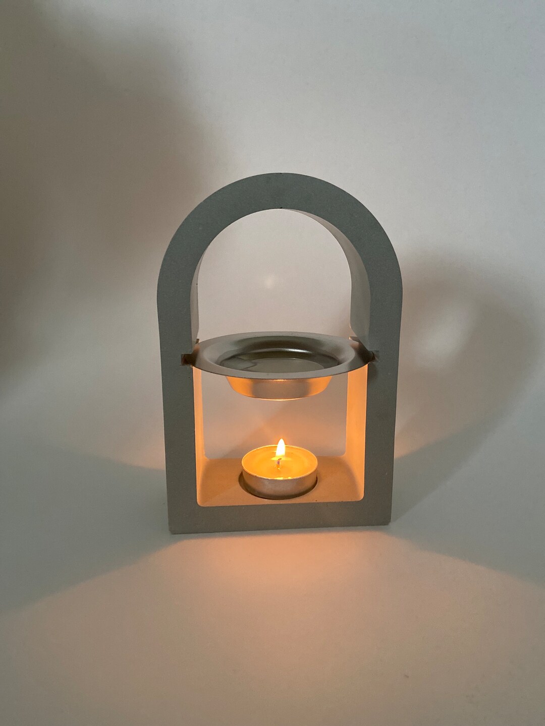 Concrete Wax Melt Burner, Essential Oil Diffuser, Cement Wax Melt ...