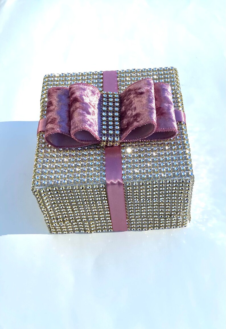 Custom Gift Box Gold Glitter Gift Box Burgundy Gift Box - Etsy